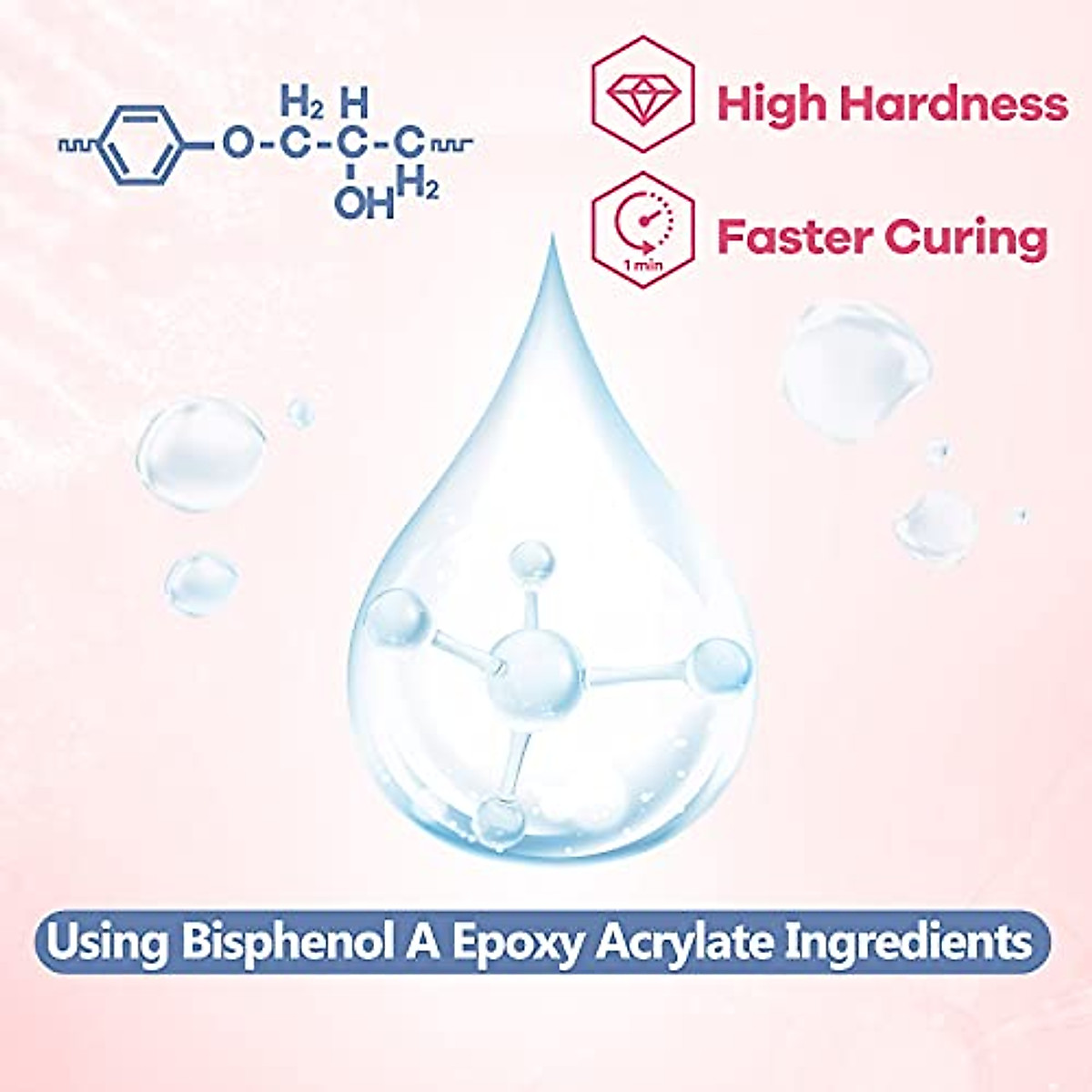 YIEHO UV Resin-200g Upgraded Crystal Clear Hard UV Curing Epoxy Resin Starter Supplies for Craft Jewelry Making