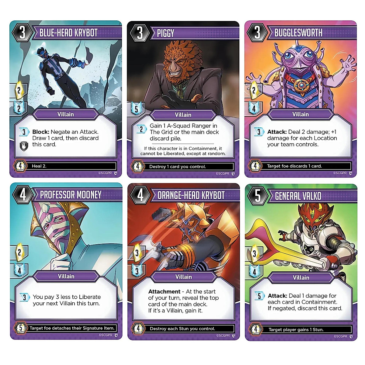 Renegade Game Studios Power Rangers Deck-Building Game: S.P.D. to The Rescue - Expansion Set, Introduces Stackable Cards, Renegade Game Studios, 2-4 Players, 30-70 Mins, Ages 14+