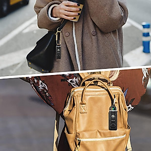 Police Personal Alarm Keychain for Women – 130dB Siren Alarm, LED Flashlight with Strobe Light Rechargeable Safety Alarm- Black