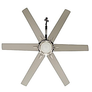 Home Decorators Collection YG493A-BN Kensgrove 54 in. Integrated LED Indoor Brushed Nickel Ceiling Fan with Light Kit and Remote Control