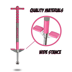 New Bounce Pogo Stick for Kids - Pogo Sticks, 40 to 80 Lbs - Sport Edition, Quality, Easy Grip, PogoStick for Hours of Wholesome Fun