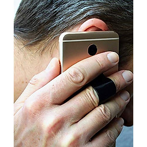 Cell Phone Grip, Universal Handheld Finger Strap Loop Holder for iPhone Samsung Smartphone Kindle Tablet Car Vent Holder by FourPlusOne