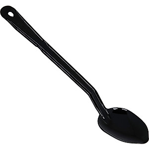 Carlisle FoodService Products 442003 Plastic Serving Spoons, 14", Black (Pack of 12)