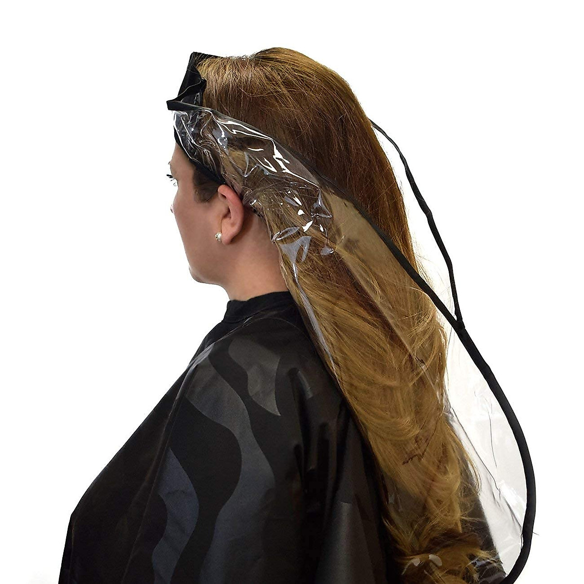 Betty Dain Hair Funnel and Adult Bib - Use for Upright Position Washing/Shampooing, Comfortable Alternative for Elderly, Handicapped, or Individuals with Neck Problems