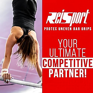 Reisport Ladies Protec Hyper Buckle Uneven Bar Grips, Gymnastics, Medium