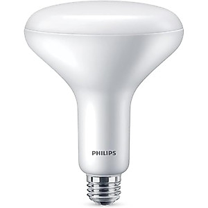 Philips LED BR40 Ultra Definition Frosted Dimmable LED Light Bulbs - Flicker-Free 65w Light Bulbs with EyeComfort Technology - Soft White 2700K Lightbulb - 800 Lumen - E26 Base - 4 Pack