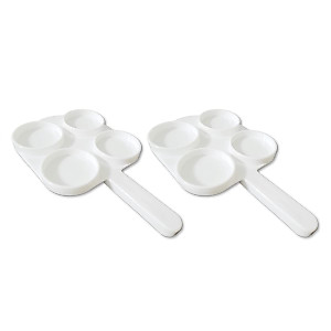 Acopelo 2 Pack Milk Sampling Tray, Milk Sampling Collection Tray, Mastitis Detection Board, Animal Husbandry Supplies