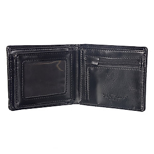 Shag Wear Electric Guitars Wallet for Men and Teen Boys Vegan Faux Leather 4.5"