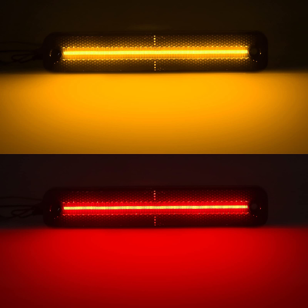 Aexploer LED Side Marker Lights Compatible with F100/150/250/350 1973-1979,for Econoline E100/150/250 1975-1991,for Bronco 1978-1979,Side Markers Lamps Lights Assembly(Smoked Lens)