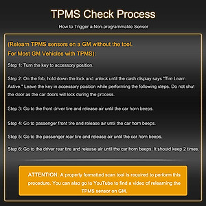 ROADFAR Tire Presure Sensor 315MHz Tire Pressure Monitoring System Sensor (TPMS) Fits for Buick for Chevrolet for GMC for Pontiac & More Replaces# 13598771 13598772 13586335 Sets of 4