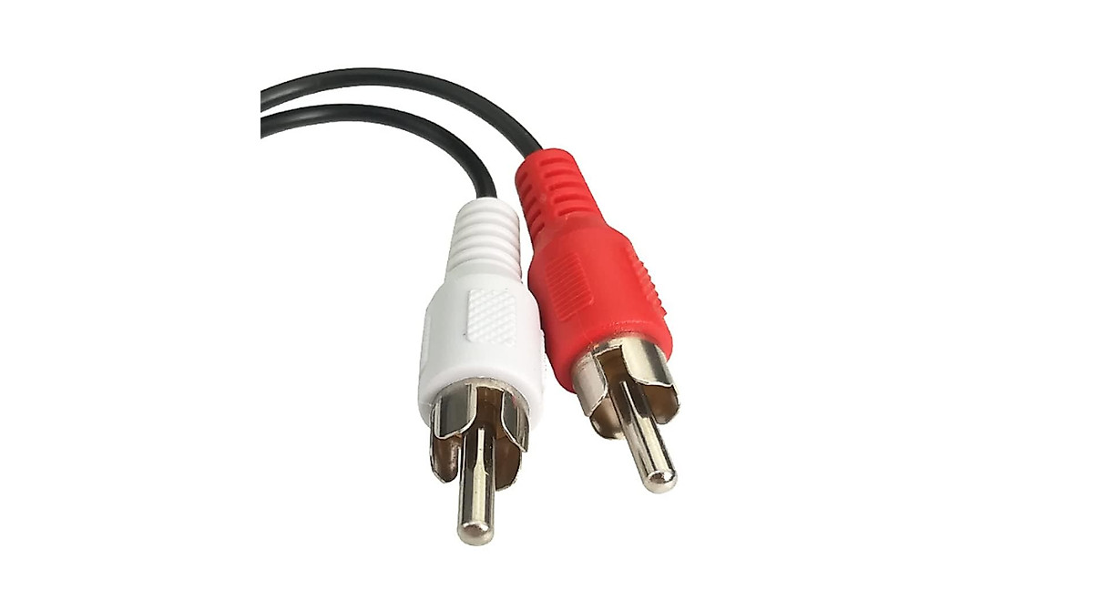 C&E 6-Inch RCA Y Cable - Connect Audio Devices Easily