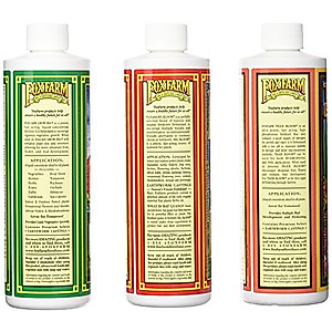 Fox Farm Liquid Nutrient Trio Soil Formula - Big Bloom, Grow Big, Tiger Bloom Pint Size (Pack of 3)