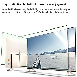 DRILLYR 40" 886498mm Anti Blue Light TV Screen Protectors, Matte Anti Glare/Anti Scratch TV Film Anti-Reflection Rate Up to 90% for LCD, LED, 4K OLED & QLED HDTV