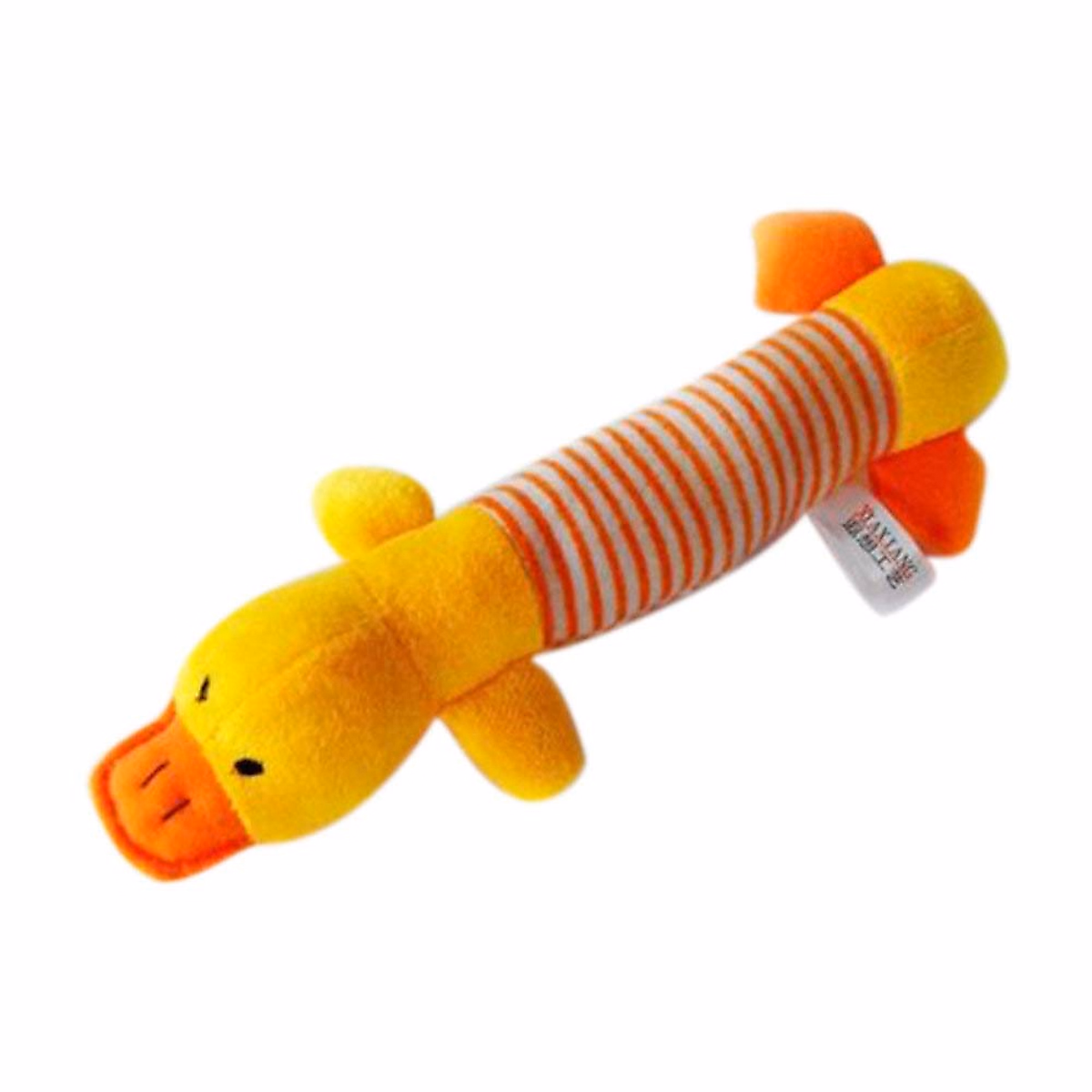 giveyoulucky Cute Dog Toy Pet Puppy Plush Sound Chew Squeaker Squeaky Pig Elephant Duck Toy - 1