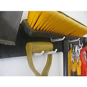 WallPeg Peg Rack Organize Garden Tools - Coat Rack - AM 24044BK