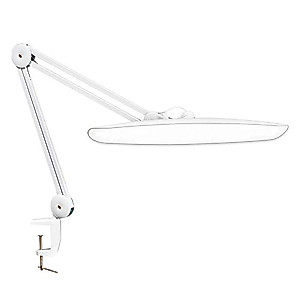 bemelux LED Desk Lamp with Clamp, Dimming Task Lamp for Reading Desktop Office Workbench Table Architect Sewing Study Home Craft, Bright 117PCS LEDs, 2200 Lumens 20 Inch Metal Swivel Arm Work Lamp