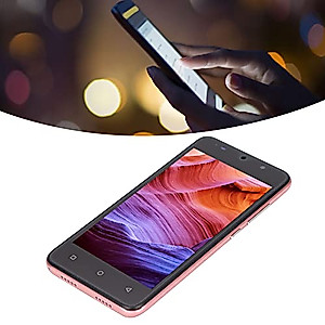 4GB smartphone, bigger screen high resolution cameras 5 inch smartphone Powerful 8 Pro processor pink