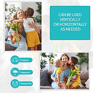 vivinin Magnetic Picture Frame, 12 Pack Magnetic Frame Reusable, Magnetic Photo Frames for Refrigerator 4x6” With White Border, Refrigerator Magnets For Pictures Suitable Home, School, Office