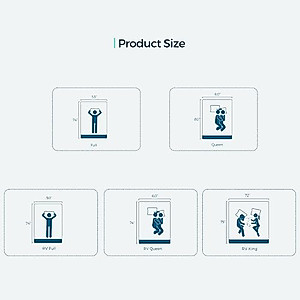 LINSY Cooling Firm Foam Mattress Queen, Multi-Layer Memory Foam Mattress Topper Queen with Removable Cover, 3.5 Inch Firm Foam Queen Mattress Topper, CertiPUR-US and Oeko-TEX Certified