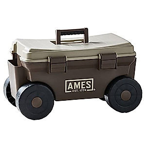 AMES 20213200 Rolling Lawn & Garden Storage Cart