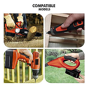 TenHutt 【Lithium-ion 6.0Ah! | NOT Ni-Mh】 2Packs 18V Replace Battery for Black and Decker 18V Battery 6.0Ah HPB18 HPB18-OPE 244760-00 A1718 FS18FL FSB18 Firestorm Cordless Power Tools Lithium Battery