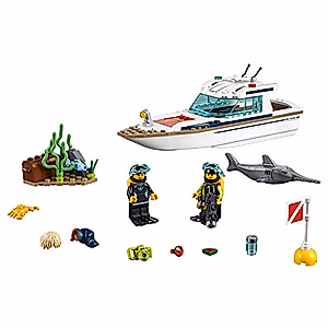 LEGO City Great Vehicles Diving Yacht 60221 Building Kit (148 Pieces)