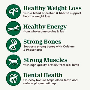 Nutro Natural Choice Adult Healthy Weight Dry Dog Food, Lamb and Brown Rice Recipe, 30 lbs.