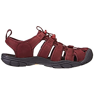 KEEN Women's Sneaker Sandal, Burgundy, 7.5
