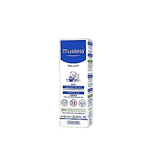 Mustela Baby Cradle Cap Cream - Newborn safe - with Natural Avocado - Paraben Free & Fragrance Free - 1.35 Fluid Ounce