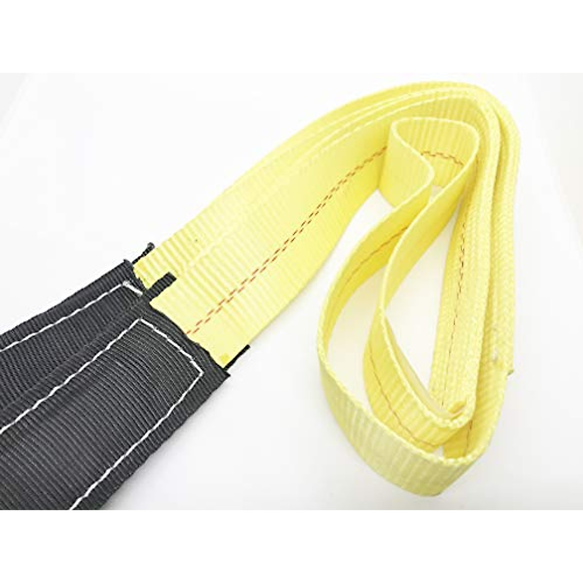 AsgenoX 2 Pack 2 "x6' Tow Strap with Reinforced Loops Vehicle Recovery Rope 18,000 lbs Pound Capacity Recovery Strap (2 "x6' Tow Strap)