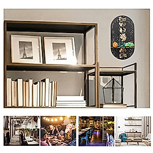 ABOOFAN 2pcs Crystals Wall Display Crystal Holder Wall Mount Display Shelf Bohemian Moon Phrase for Crystals Gems Divination Wiccan Altar Supplies