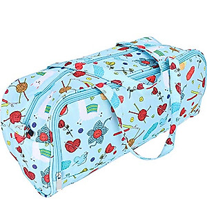 Yarn Tote Organizer, Large Capacity Knitting Tote Bag Yarn Storage Bag, for Knitting Needles Crochet Hooks