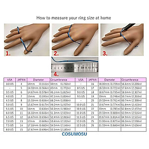 COSUMOSU Sterling Silver Viking Compass Vegivisir Ring (10)