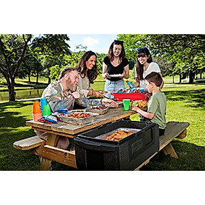 Metro MightyLite ML180 Cooler and Top Loader Food Carrier, 3 Pan Capacity (Black)