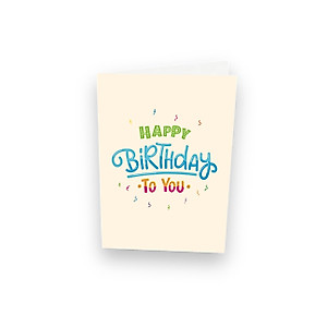 AVINITI Dark Humor Pop Up Birthday Card with Surprising Message in 3D | Gag Bday Popup Card Gift for Friends, Family, Husband, Wife, Mom, Dad, Son, Daughter, Co-worker (Happy Birthday)