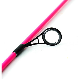 Santiam Fishing Rods Pink Travel Rod 4 Piece 7'0" 4-10lb Light Graphite Spinning Rod