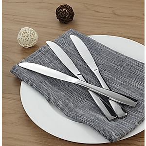 Hommp 16-Piece Stainless Steel Dinner Knives Set