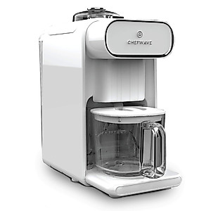 ChefWave Milkmade Non-Dairy Milk Maker with Kava Espresso Machine (Black)
