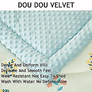 ZTGL Super Thickened Blanket, Lightweight Breathabl Velvet Quilt, Soft Fluffy 3D Three Dimensional Velvet Duvet, Autumn and Winter Warm Comforters Core,Flower m,150x200cm(2kg)