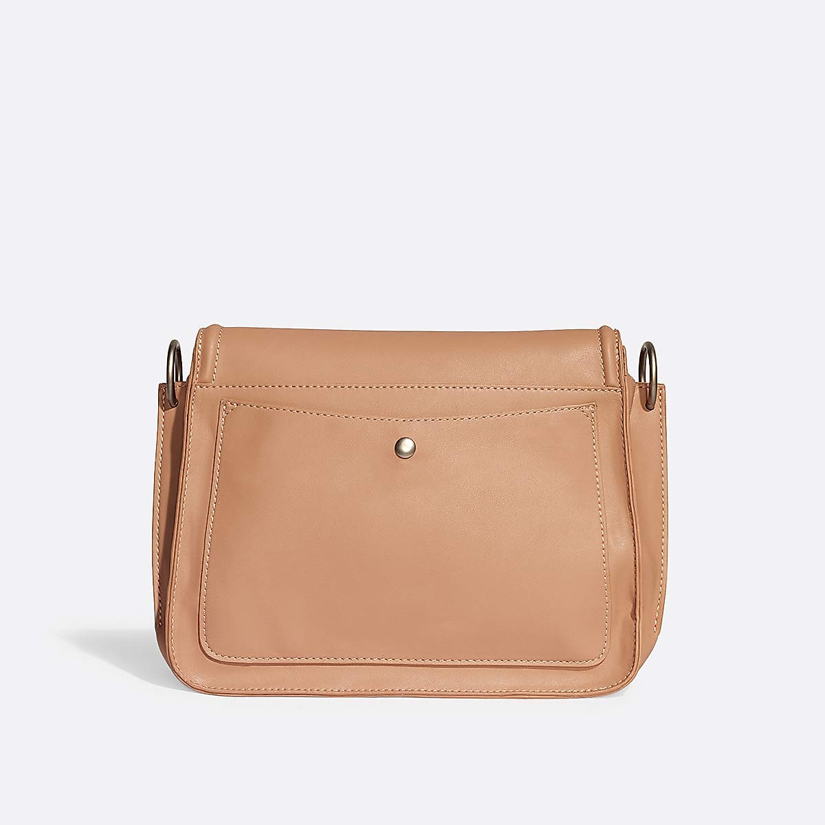Pixie Mood Victoria 11.5 x 8.5 Vegan Leather Crossbody Bag, Apricot