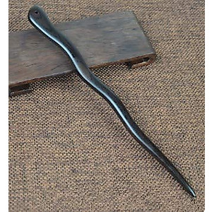 Myhsmooth Zz-bg-charming 2 Count Hair Sticks Natural Ebony (Black Sandalwood) Handmade Carved Hair Clip Shawl Hair Pins Pack of 2 Pcs :Charming