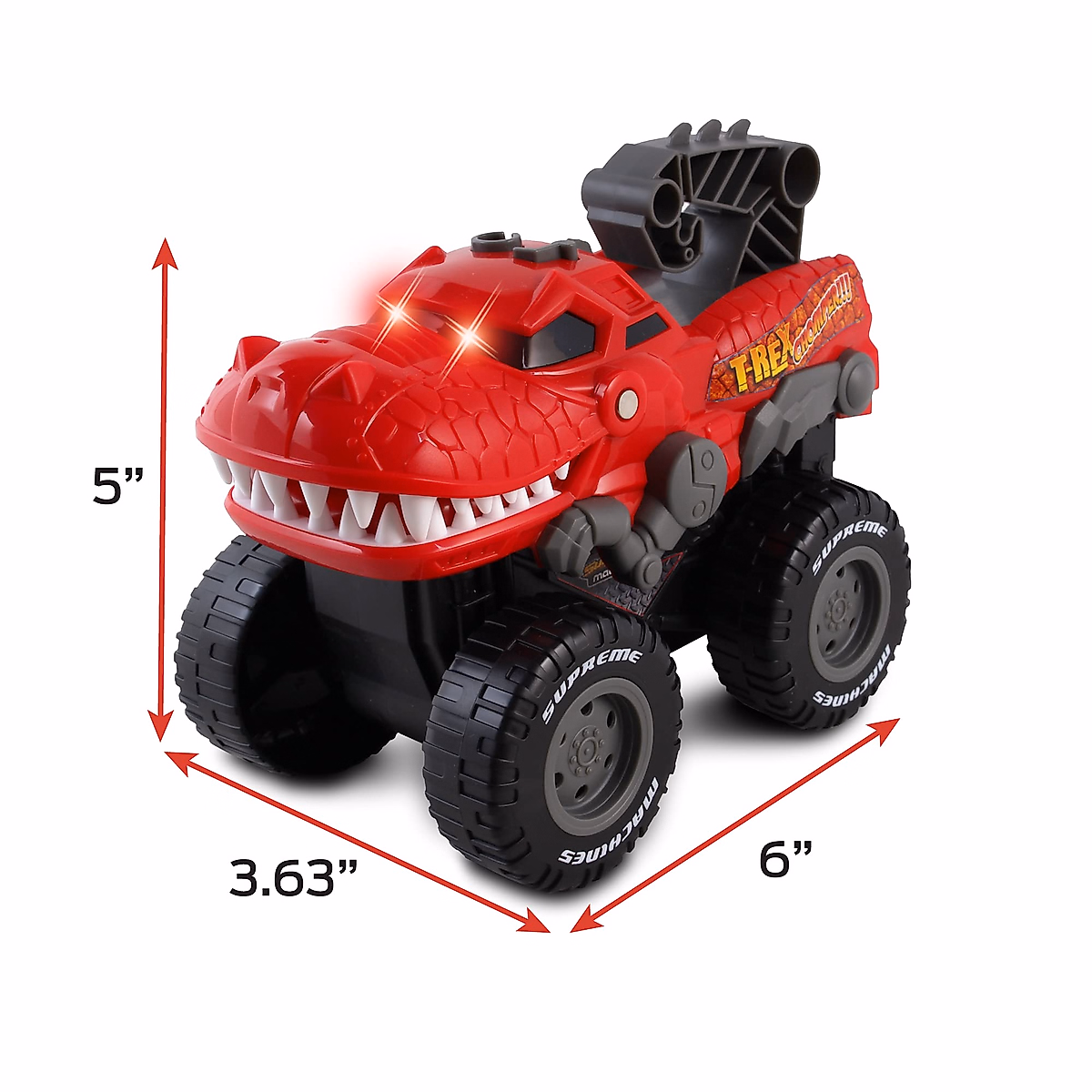 NKOK Supreme Machines Lights and Sounds T-Rex Chomper Mid-Sized, Multi