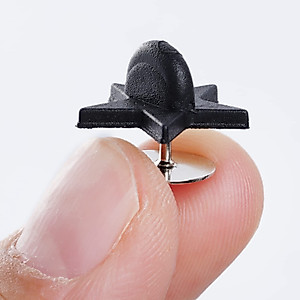 200pcs Black Rubber Pin Backs with 200pcs Blank Pins Star Shape Butterfly Clutch Tie Tacks Backings Pin Holder Keepers for Lapel Pins DIY Accessory