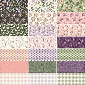 Little Forest Atelier Let it Bloom 10" Stacker 42 10-inch Squares Layer Cake Riley Blake 10-14280-42