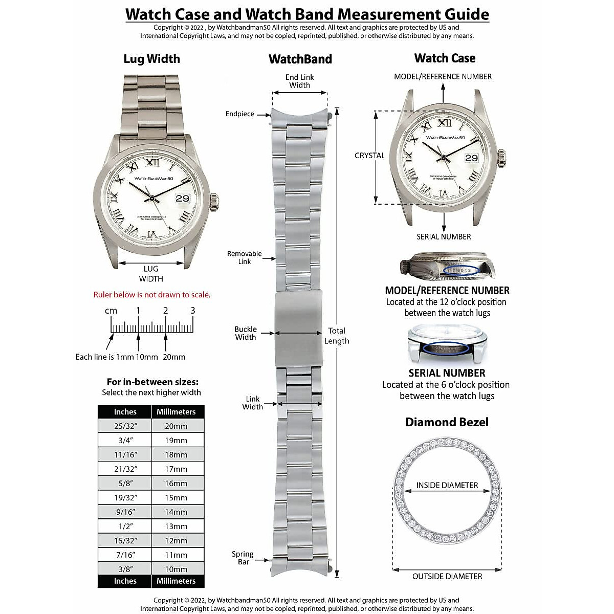 Ewatchparts 3ct Channel Set Diamond Bezel 18K Yellow Gold Compatible With Rolex Submariner, GMT Master 2 With Ridge