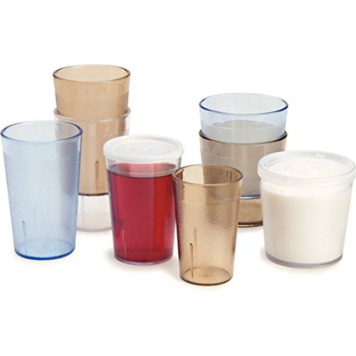 Carlisle FoodService Products Plastic Tumbler 9.5 Ounces Clear (Pack of 24)