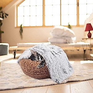 PJYuCien Fluffy Fleece Cat Dog Blanket, Soft Warm Pet Throw Blanket for Dogs & Cats (Small 16" x 24")