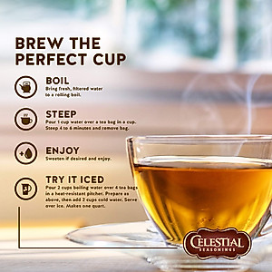 Celestial Seasonings Herb Tea Peppermint, 20-count (Pack of6)