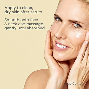 ISDIN Age Contour Face and Neck Anti-Aging Benefits Cream, Moisturizing and Firming Action, Suitable for Sensitive Skin and Non-comedogenic 1.8 Fl Oz