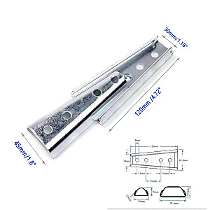 MEICOCO Sectional Sofa Connectors, Universal Sectional Couch Interlocking, Furniture Connector for Sofa, Bed 2 Pair